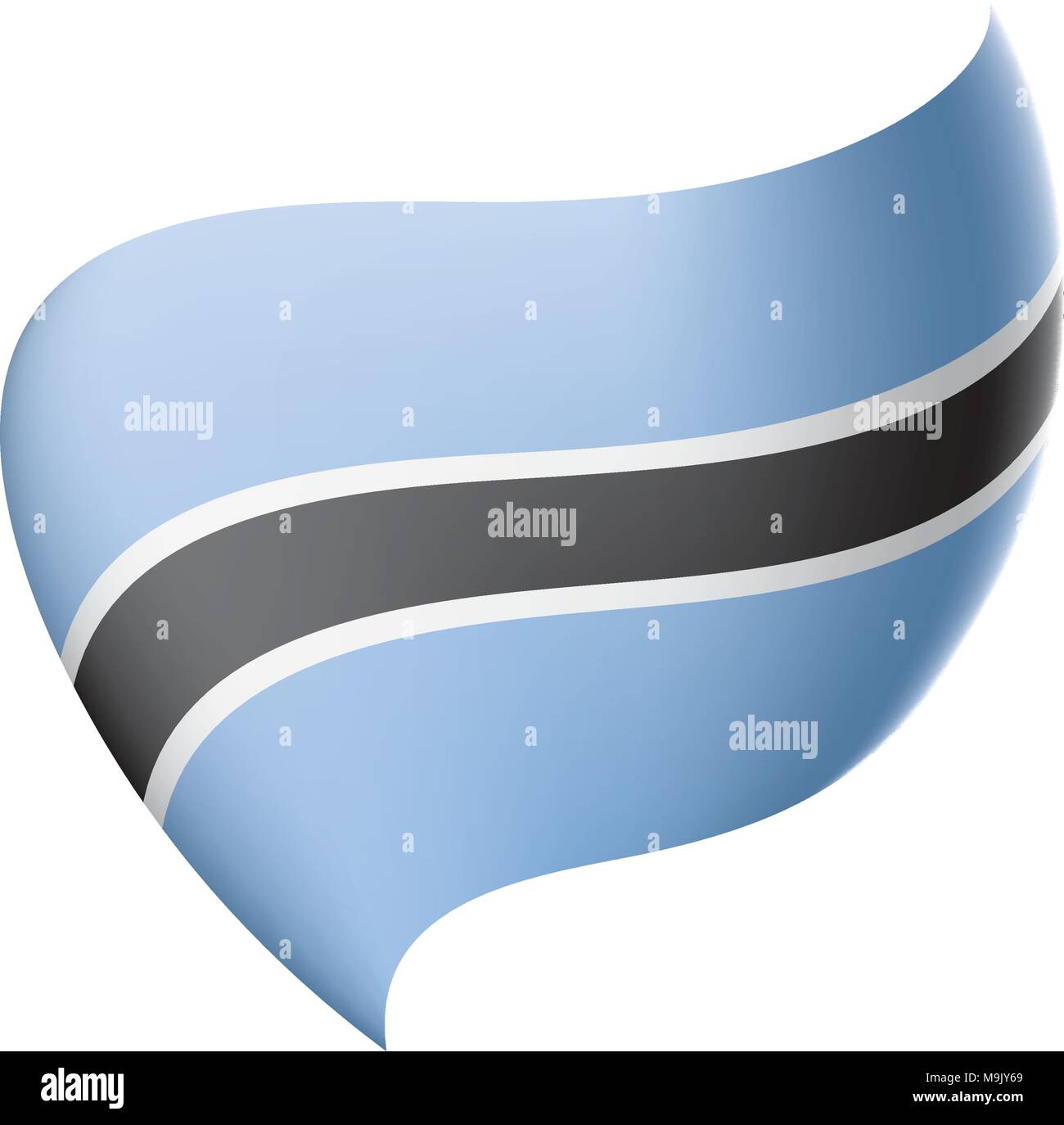 Botswana flag, vector illustration Stock Vector Image & Art - Alamy