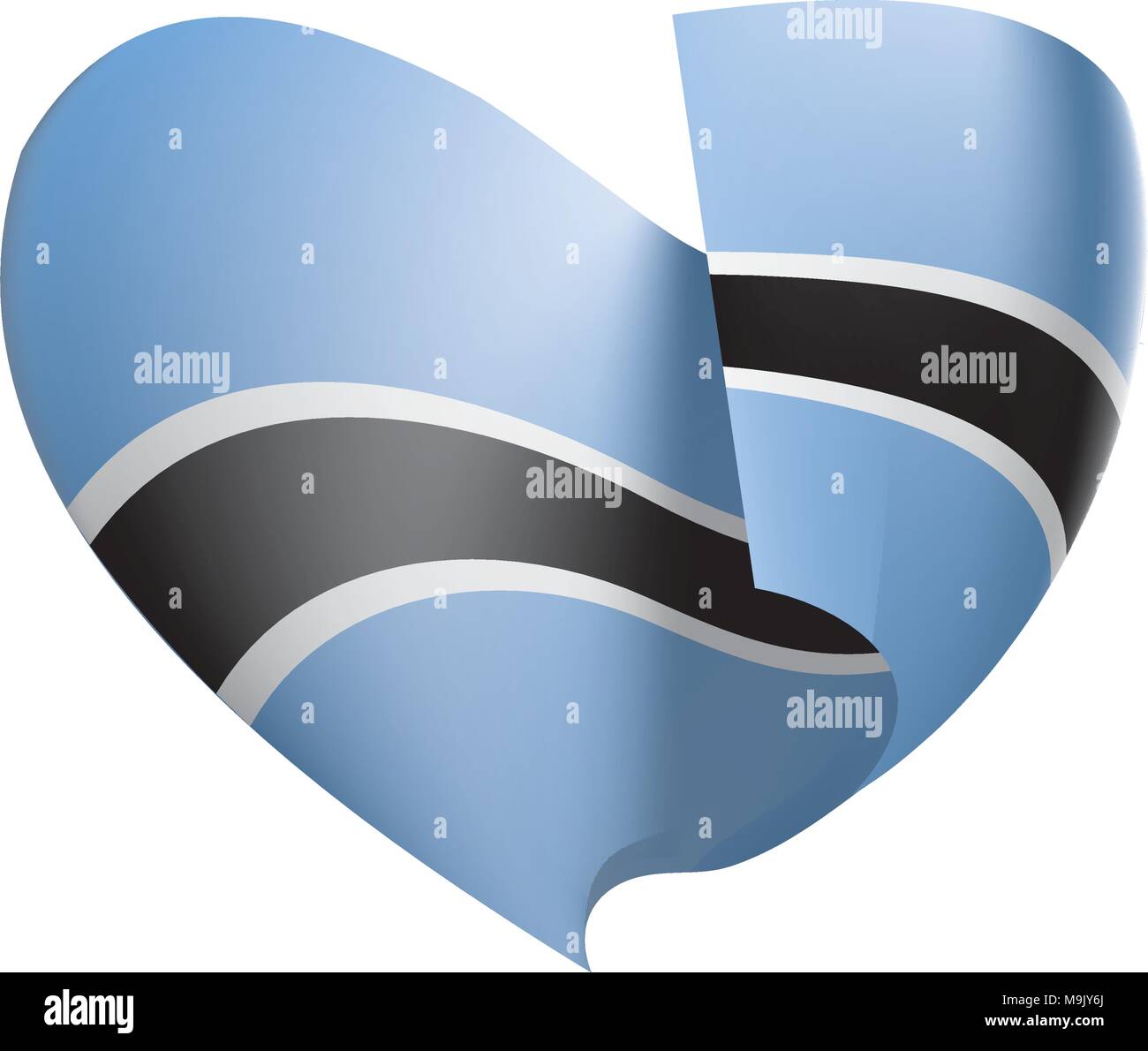 Botswana flag, vector illustration Stock Vector Image & Art - Alamy