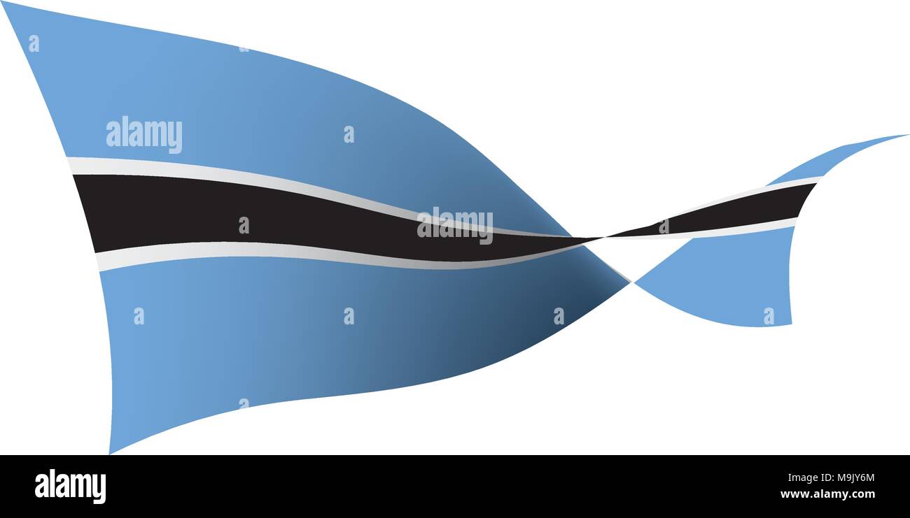 Botswana flag, vector illustration Stock Vector Image & Art - Alamy