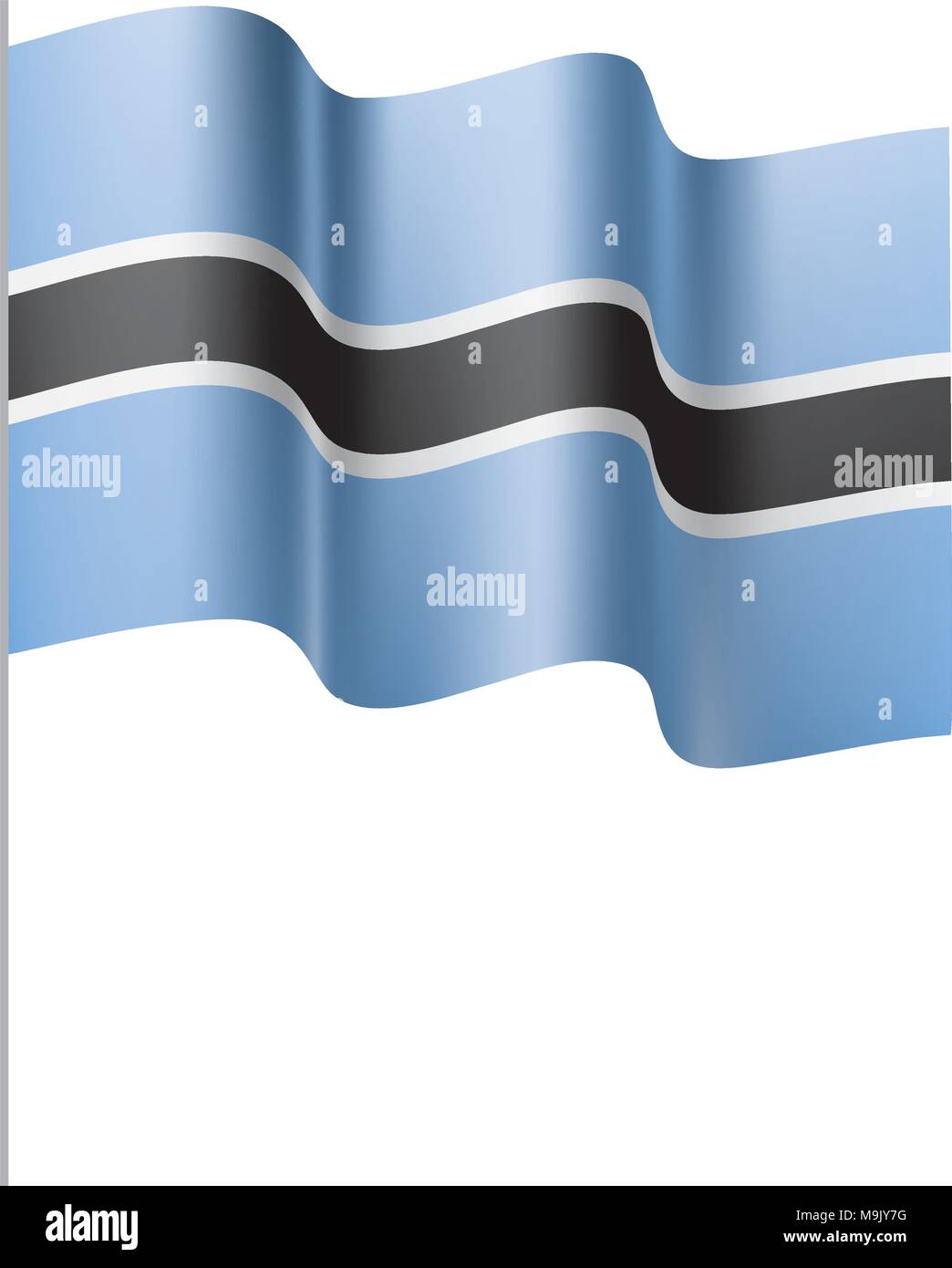 Botswana flag, vector illustration Stock Vector Image & Art - Alamy