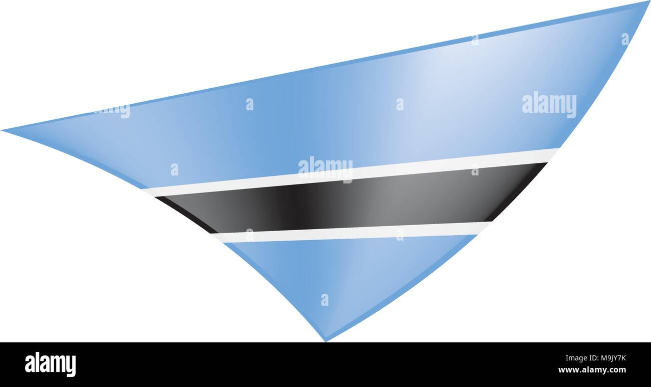 Botswana flag, vector illustration Stock Vector Image & Art - Alamy