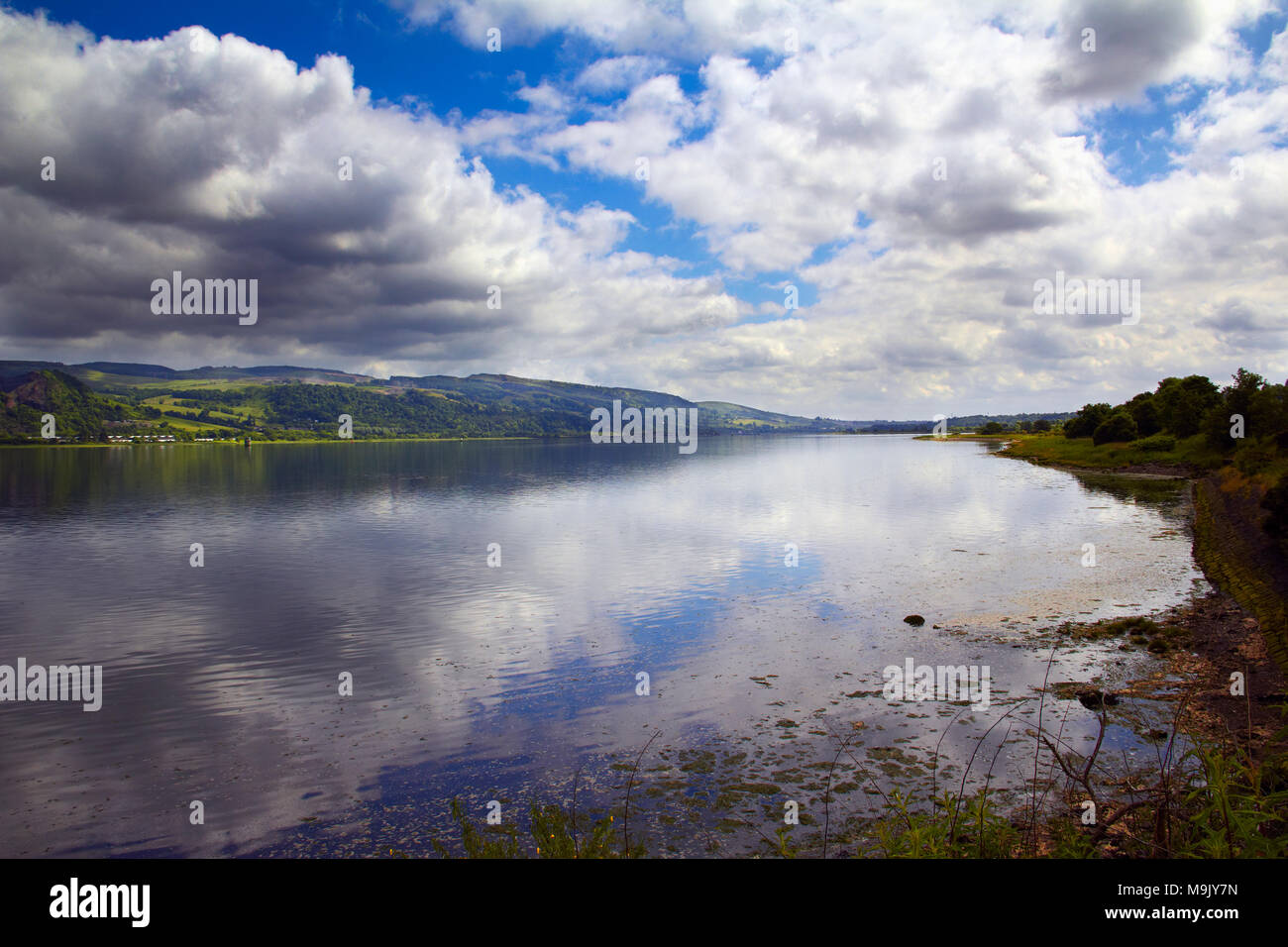 Dumbarton Castle River Clyde Scotland Stock Photo - Alamy