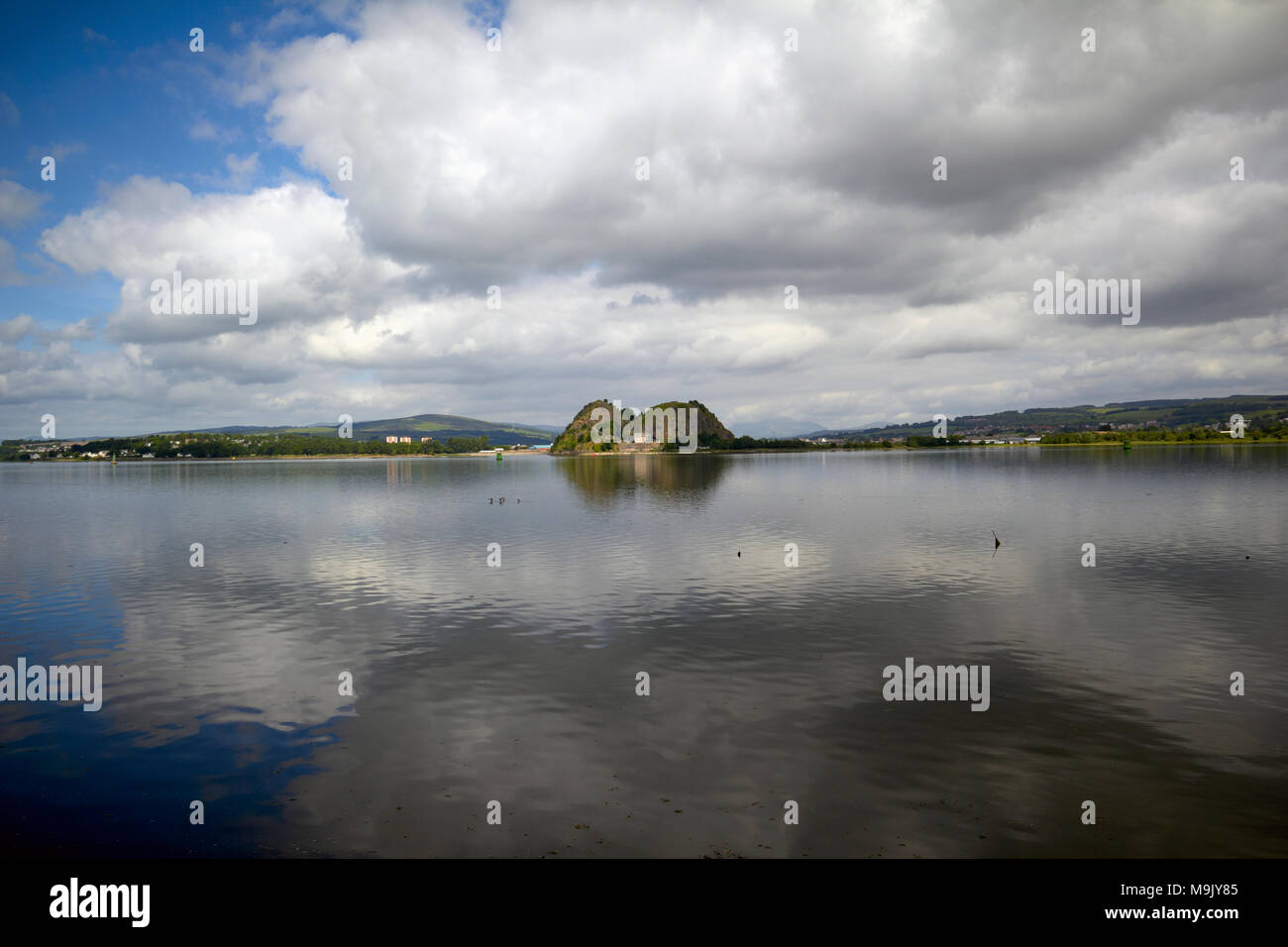 Dumbarton Castle River Clyde Scotland Stock Photo - Alamy