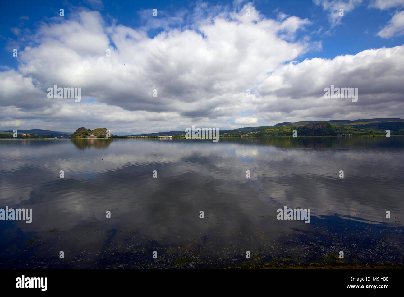 Dumbarton Castle River Clyde Scotland Stock Photo - Alamy