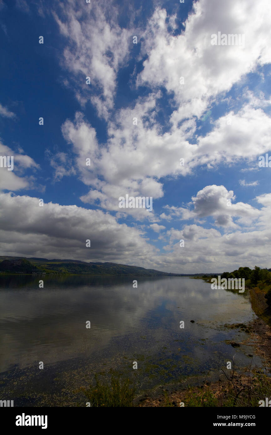 Dumbarton Castle River Clyde Scotland Stock Photo - Alamy