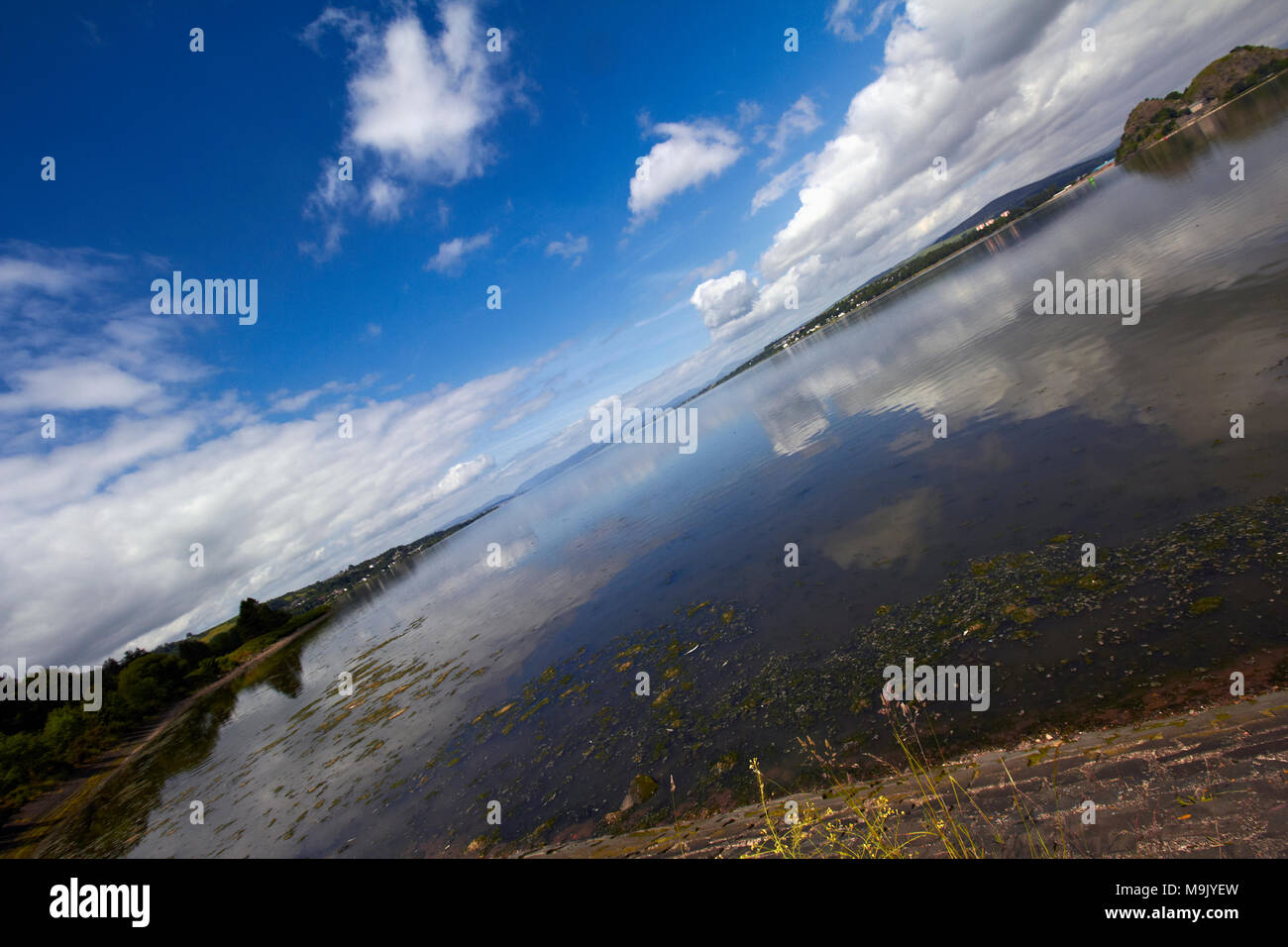 Dumbarton Castle River Clyde Scotland Stock Photo - Alamy