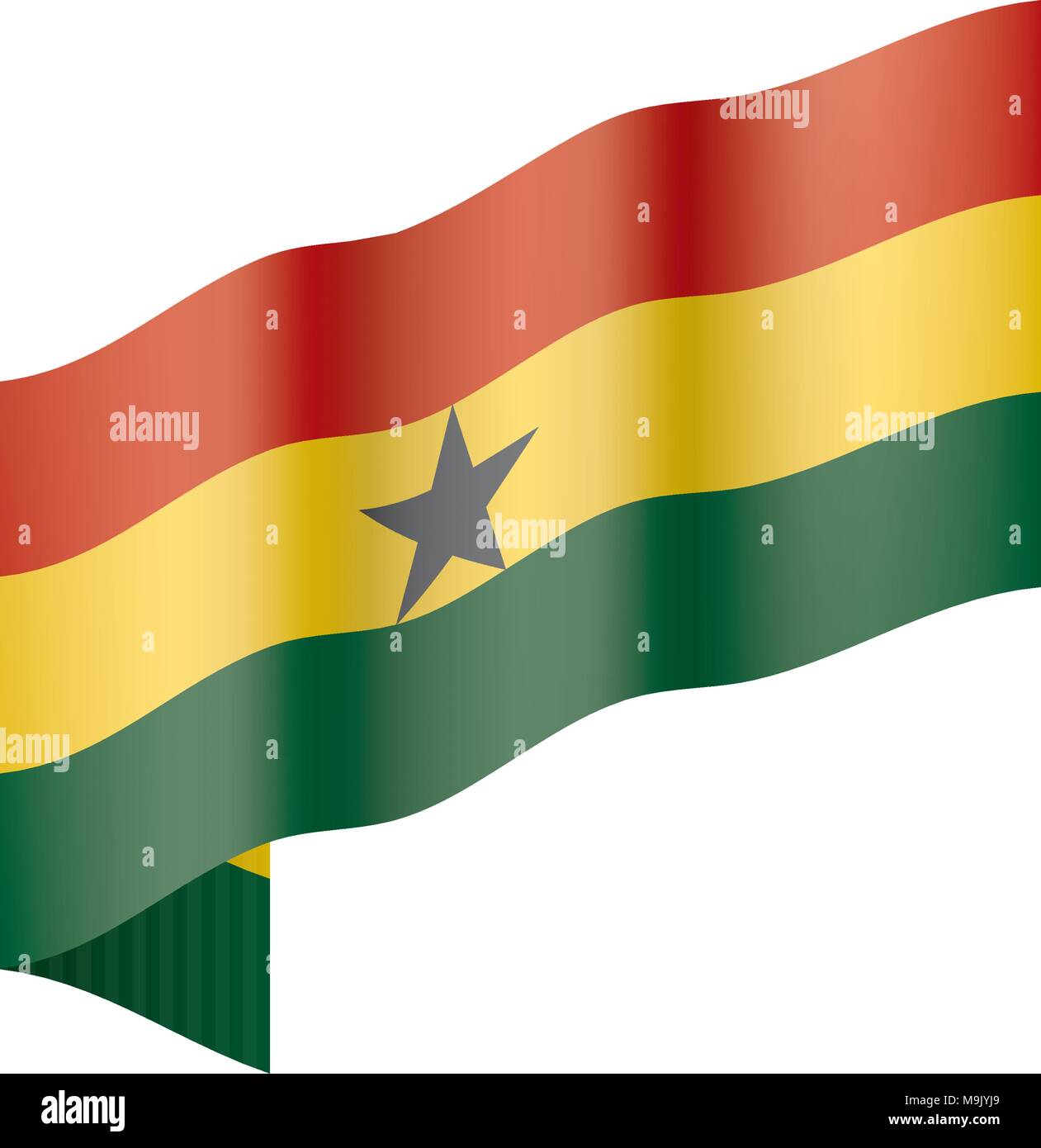Ghana flag, vector illustration Stock Vector Image & Art - Alamy