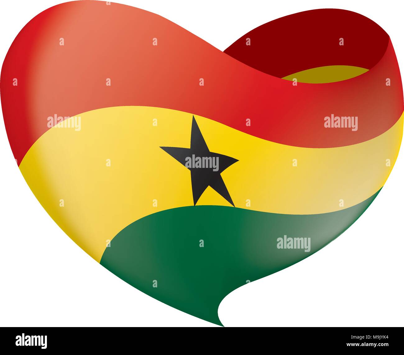 Ghana heart Stock Vector Images - Alamy