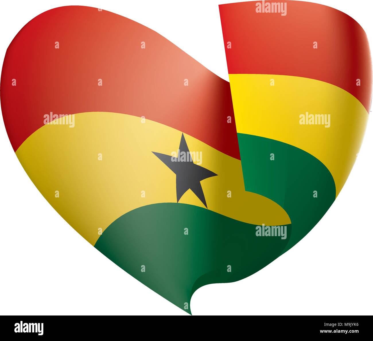 Ghana official flag Stock Vector Images - Alamy