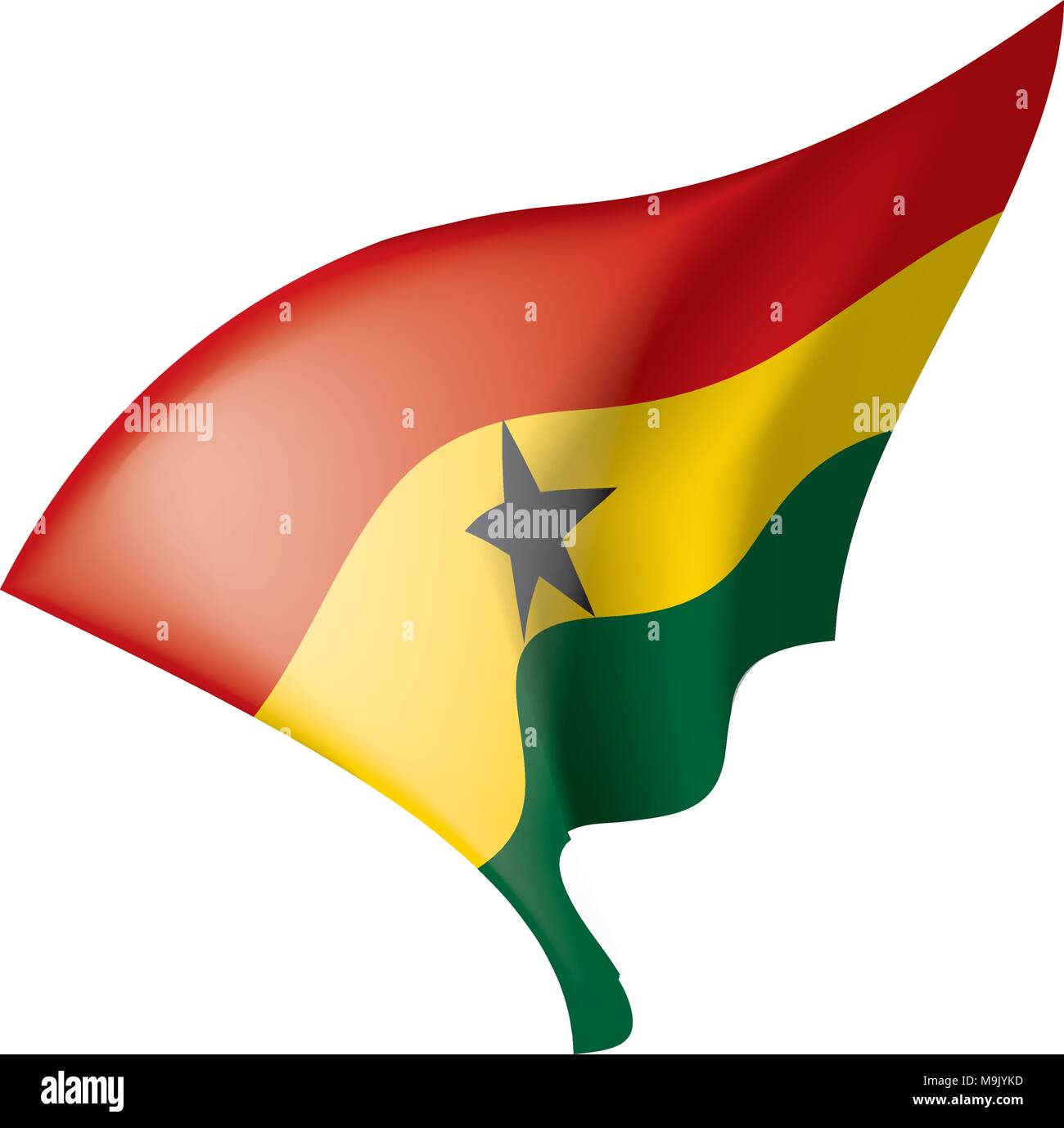 Ghana flag, vector illustration Stock Vector Image & Art - Alamy