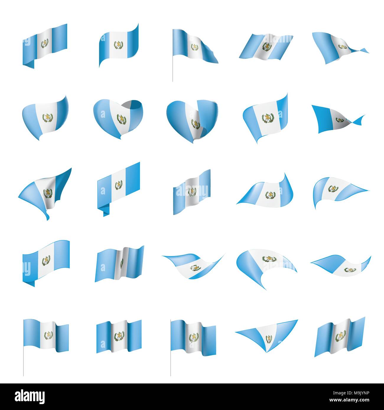 Guatemala flag, vector illustration Stock Vector Image & Art - Alamy