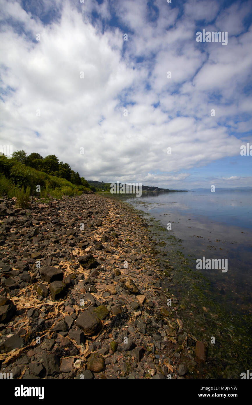 Dumbarton Castle River Clyde Scotland Stock Photo - Alamy