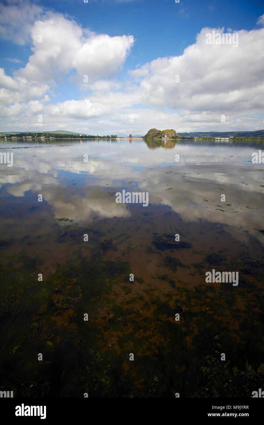 Dumbarton Castle River Clyde Scotland Stock Photo - Alamy