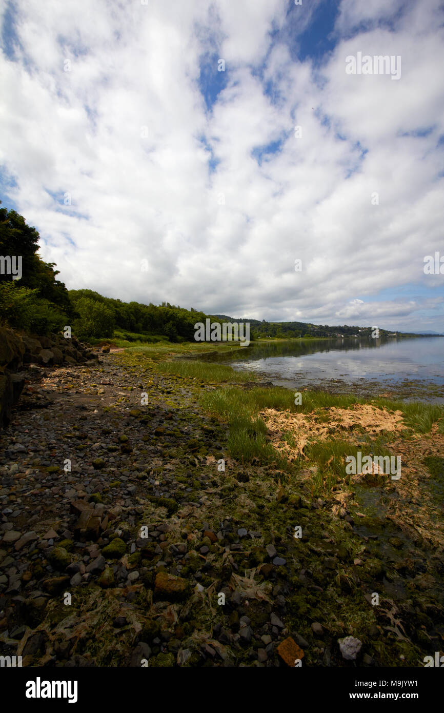 Dumbarton Castle River Clyde Scotland Stock Photo - Alamy