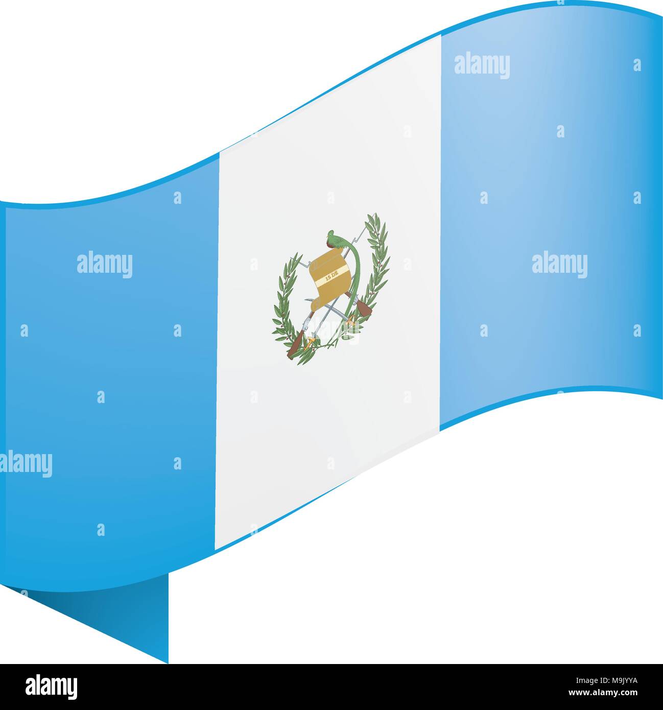 Guatemala flag, vector illustration Stock Vector Image & Art - Alamy
