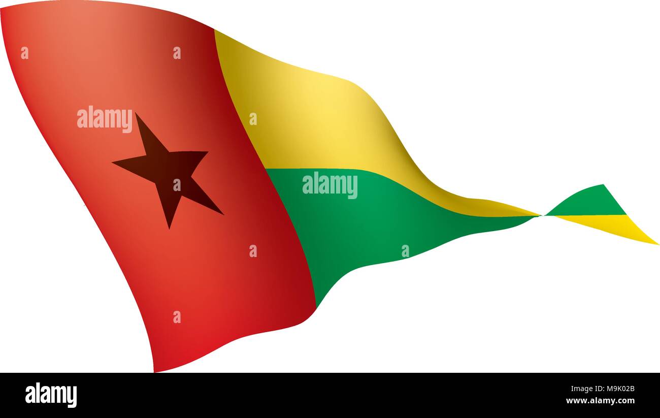 Wave flag guinea bissau Stock Vector Images - Alamy
