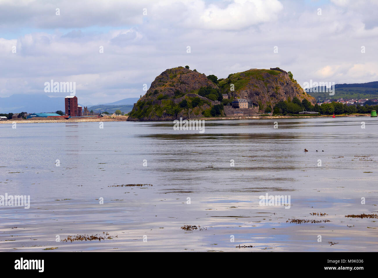 Dumbarton Castle River Clyde Scotland Stock Photo - Alamy