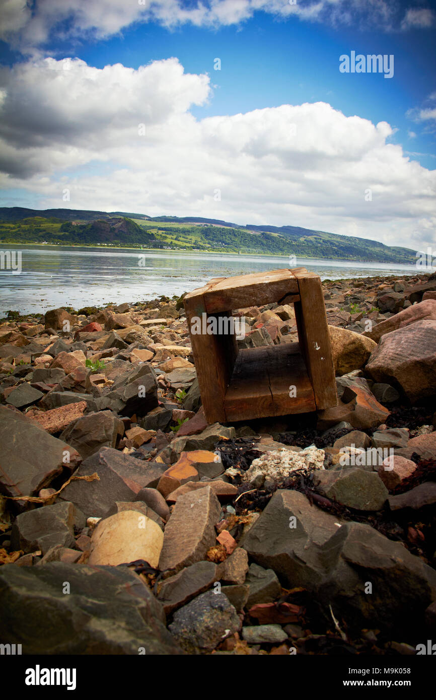 Dumbarton Castle River Clyde Scotland Stock Photo - Alamy