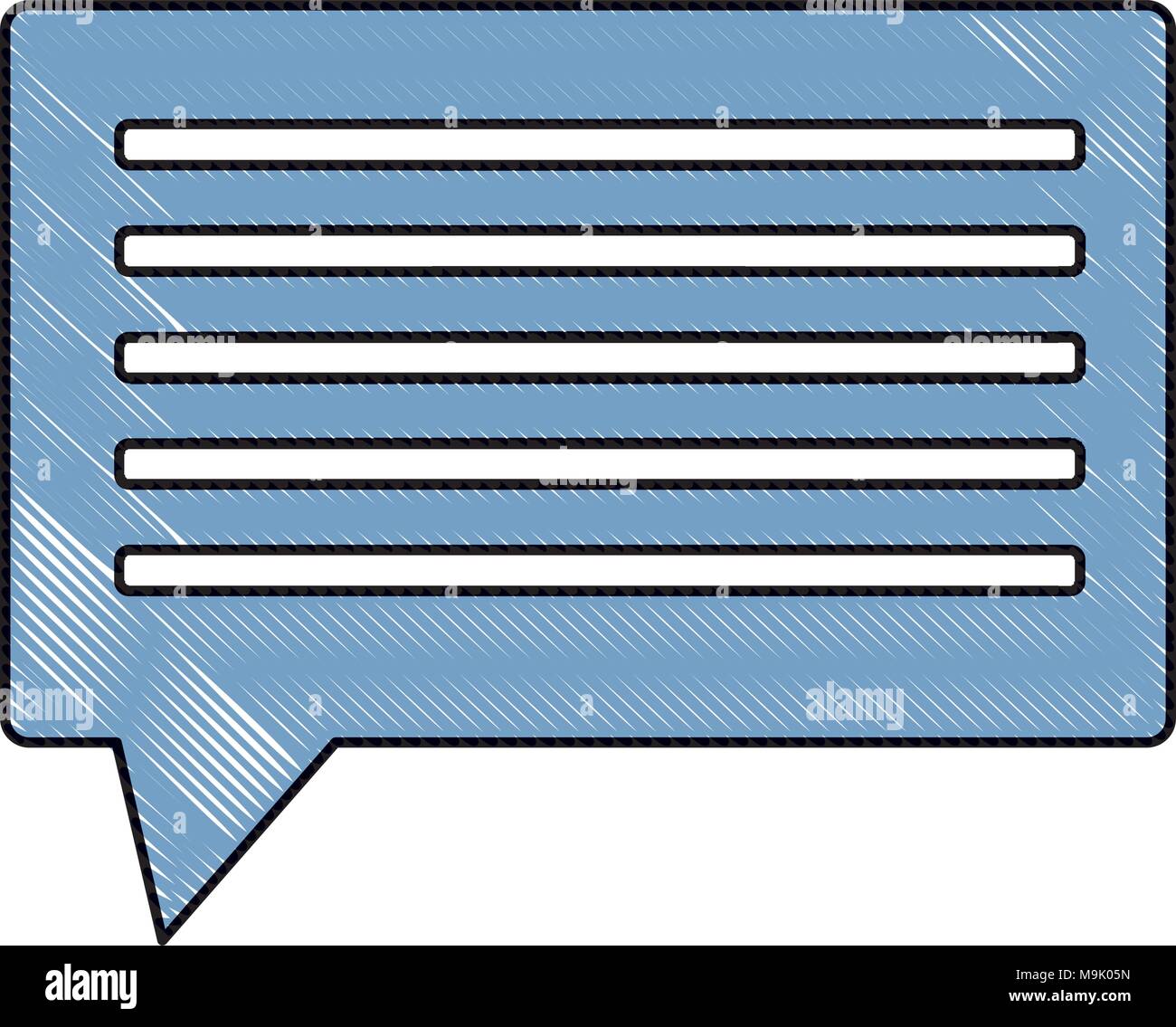 speech square bubble icon over white background, colorful design ...