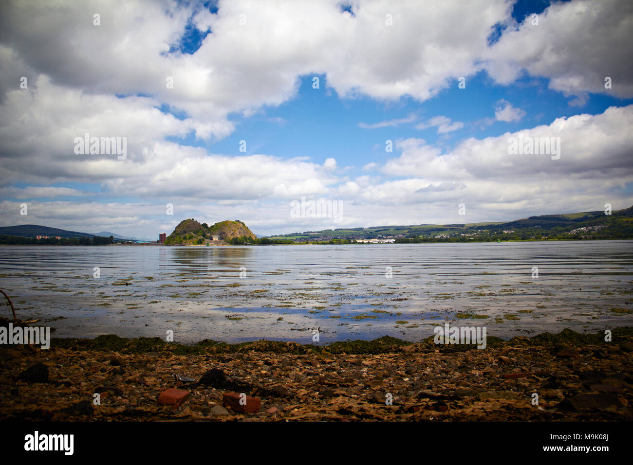 Dumbarton Castle River Clyde Scotland Stock Photo - Alamy