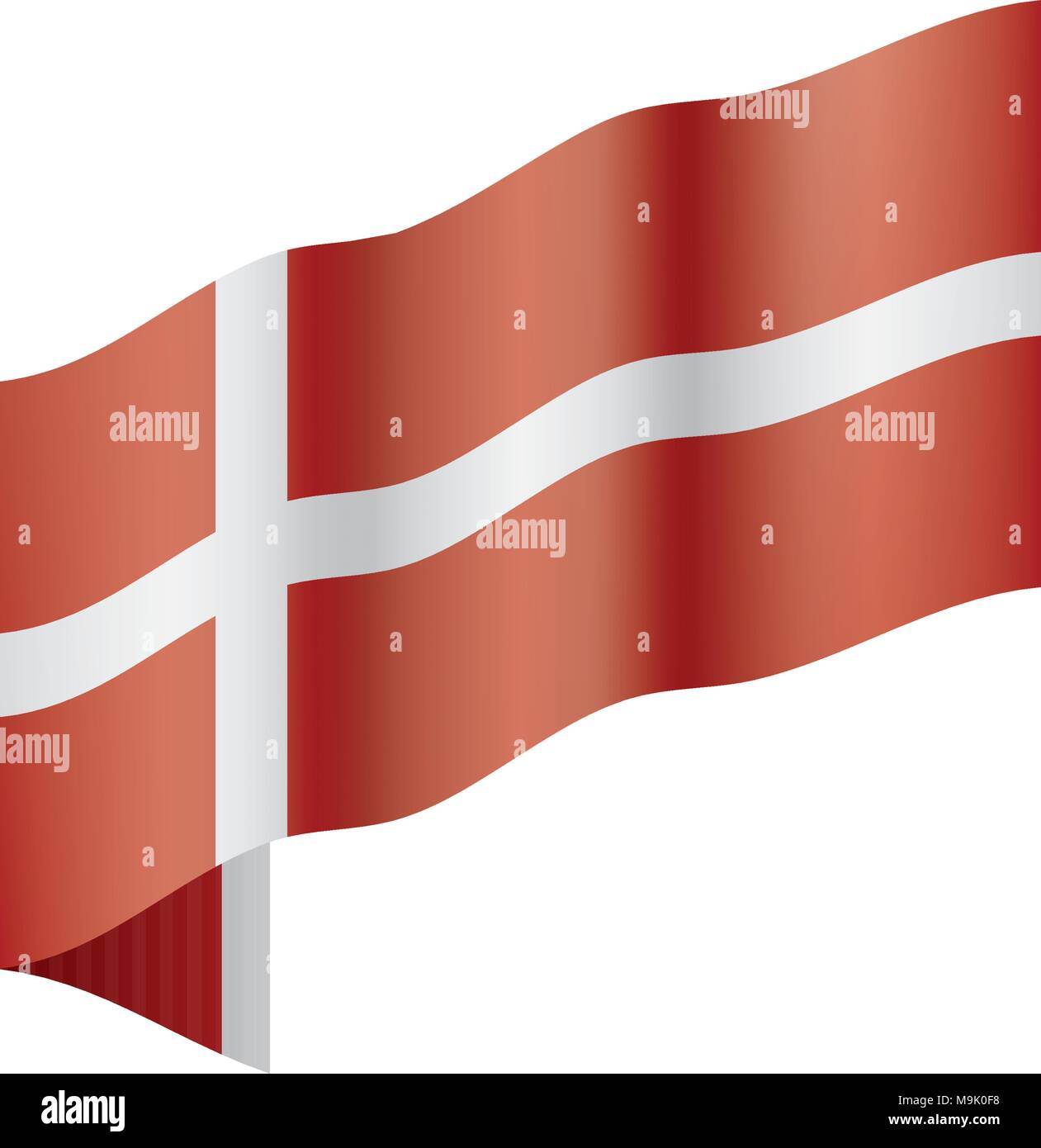 Denmark flag, vector illustration Stock Vector Image & Art - Alamy