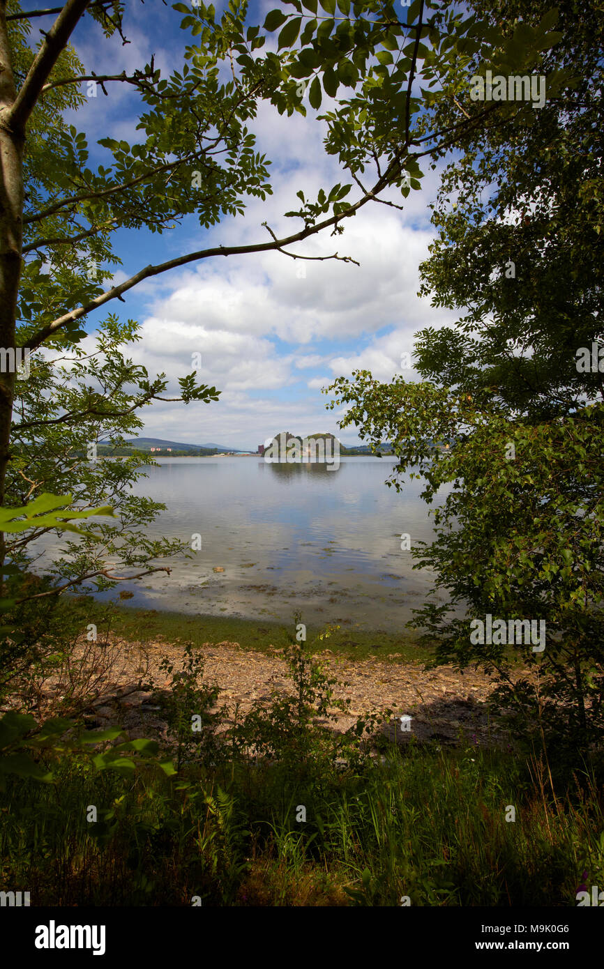 Dumbarton Castle River Clyde Scotland Stock Photo - Alamy