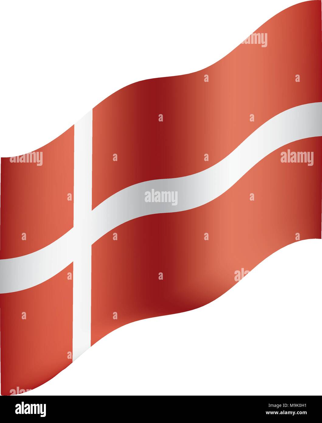 Denmark flag, vector illustration Stock Vector Image & Art - Alamy