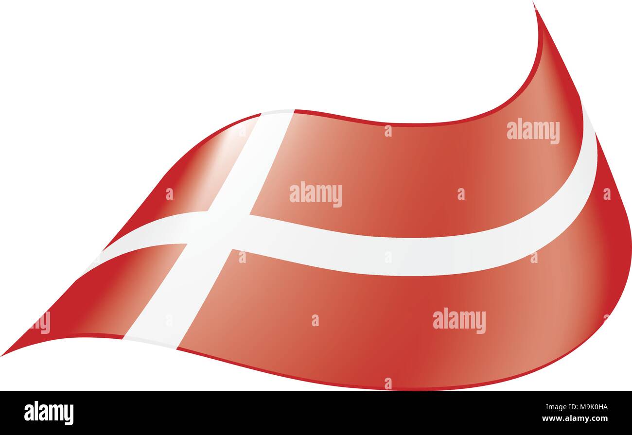 Denmark flag, vector illustration Stock Vector Image & Art - Alamy
