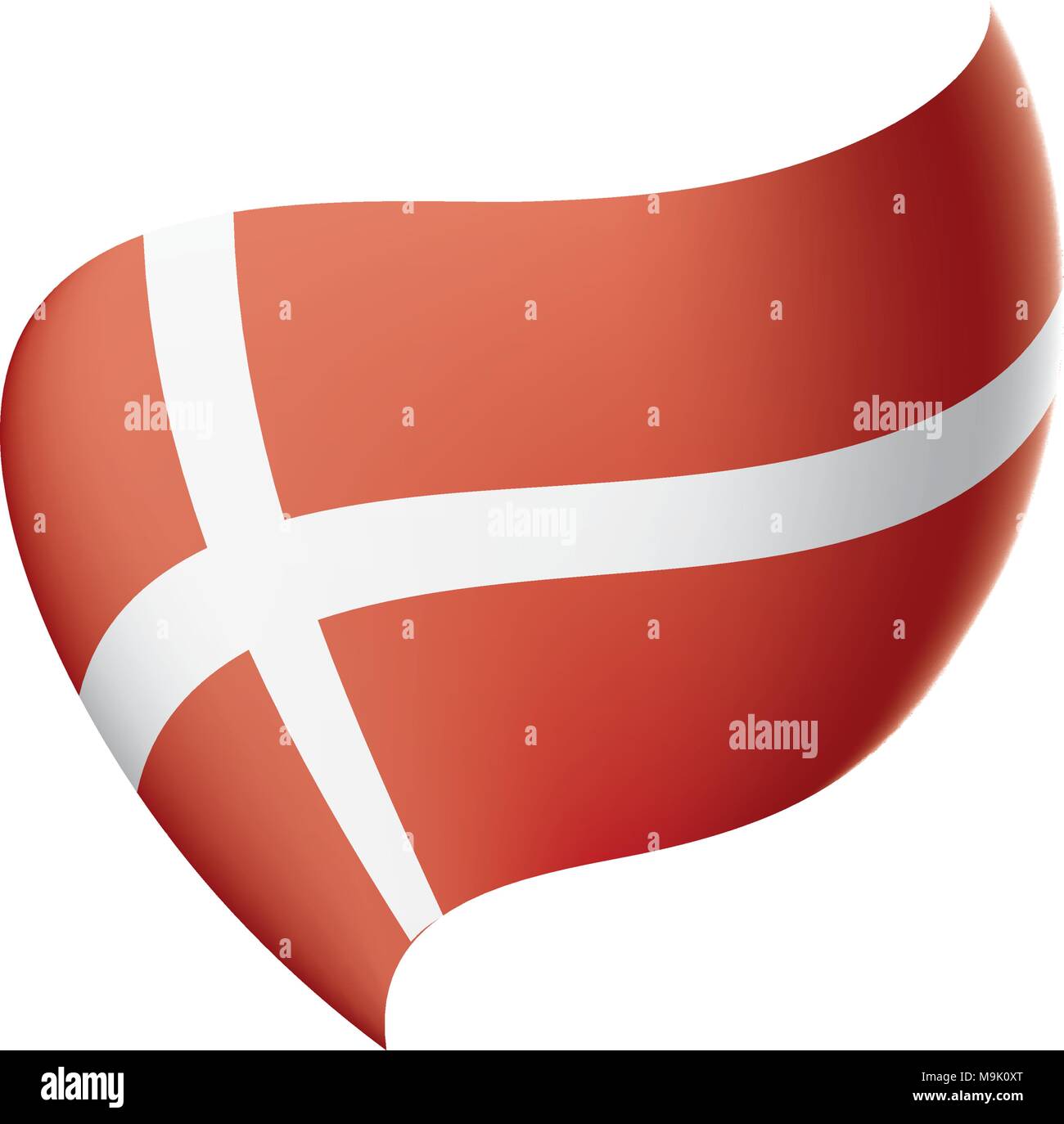 Denmark flag, vector illustration Stock Vector Image & Art - Alamy