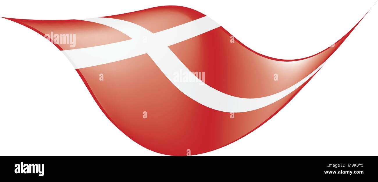 Denmark flag, vector illustration Stock Vector Image & Art - Alamy
