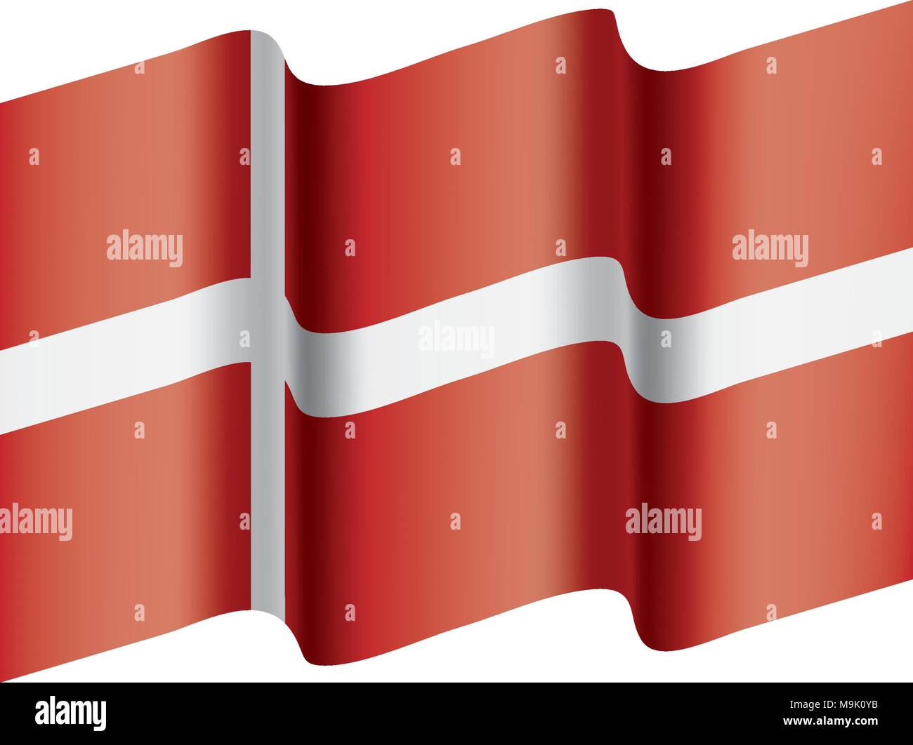 Denmark flag, vector illustration Stock Vector Image & Art - Alamy