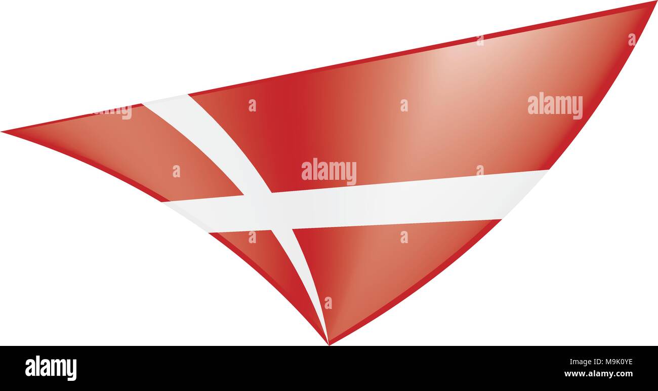Denmark flag, vector illustration Stock Vector Image & Art - Alamy