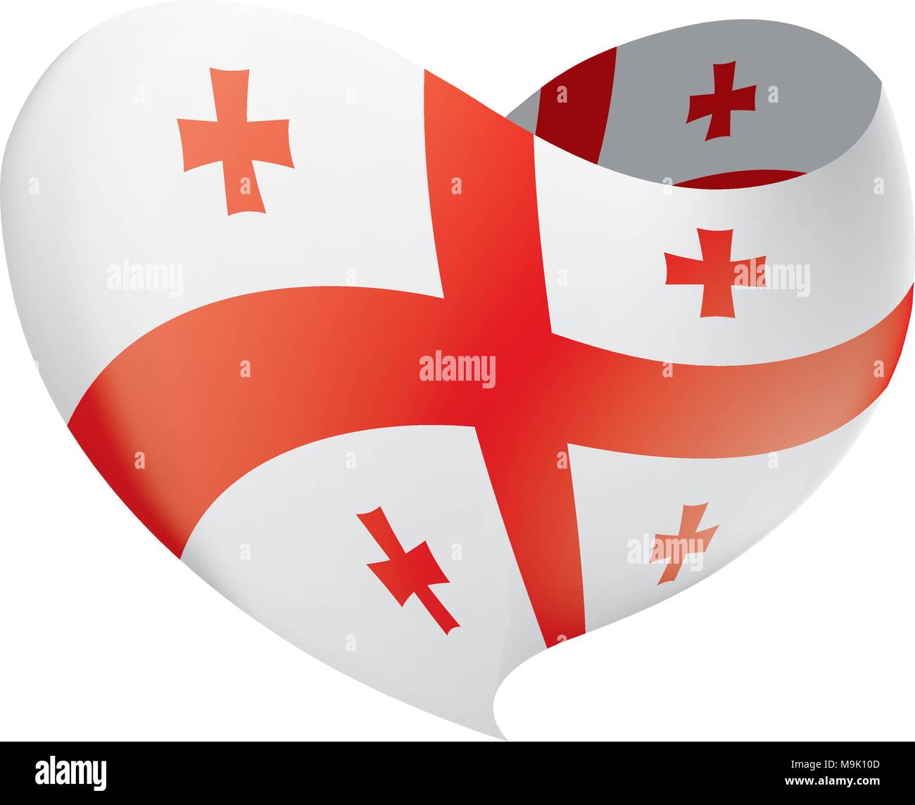 Georgia in heart icon Stock Vector Images - Alamy