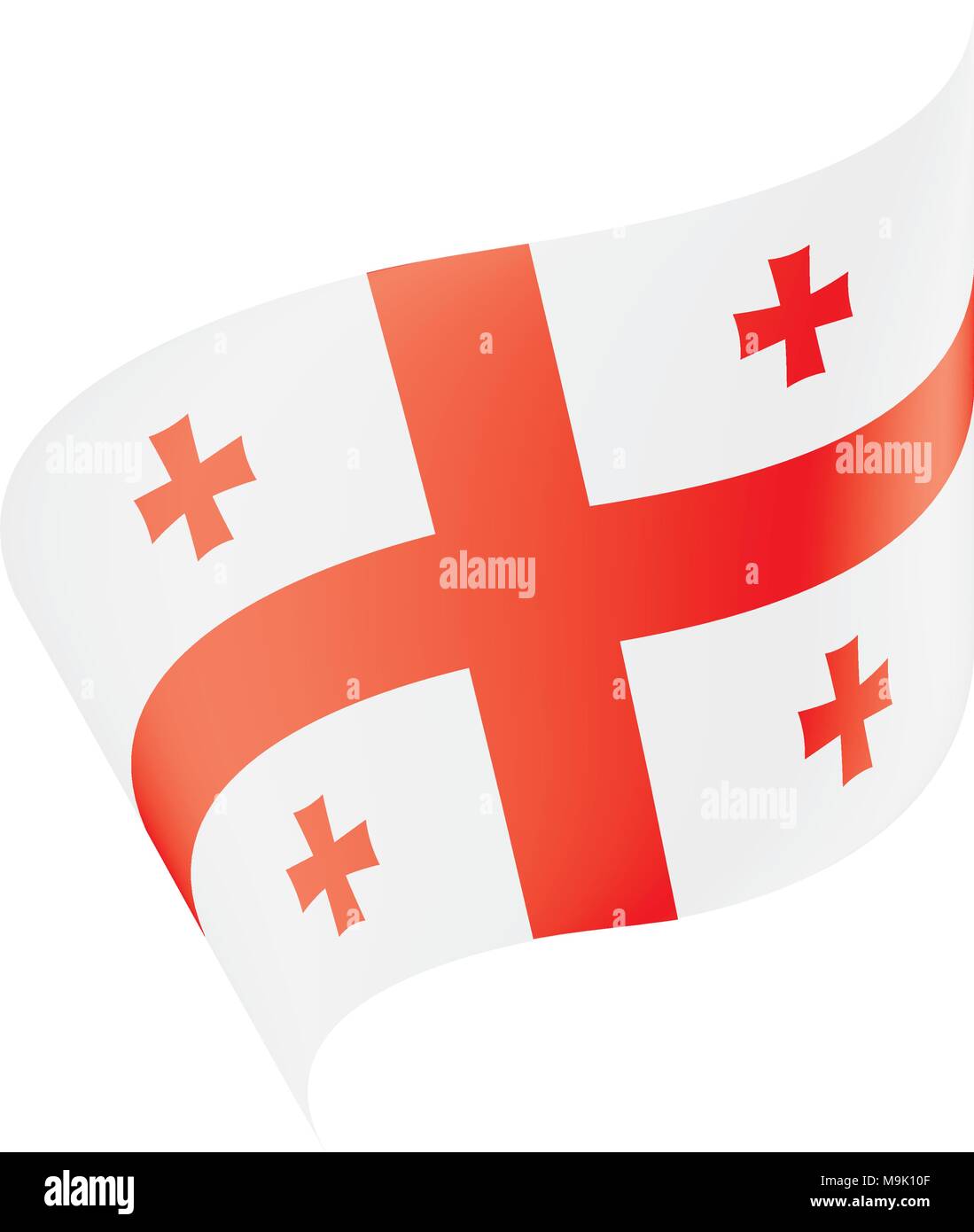 Georgia flag, vector illustration Stock Vector Image & Art - Alamy