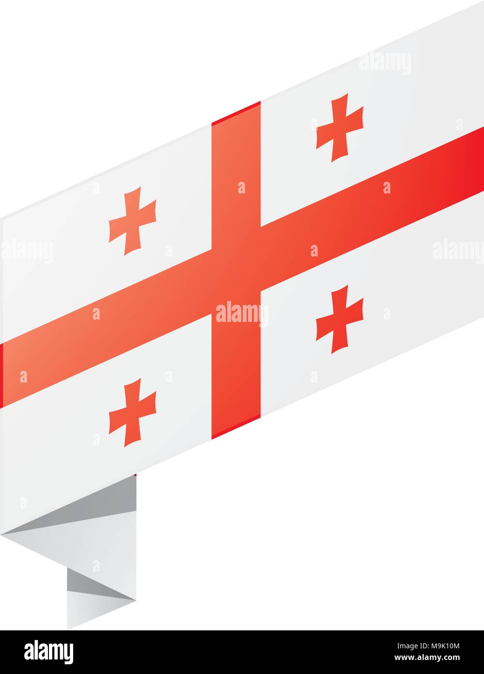 Georgia flag, vector illustration Stock Vector Image & Art - Alamy