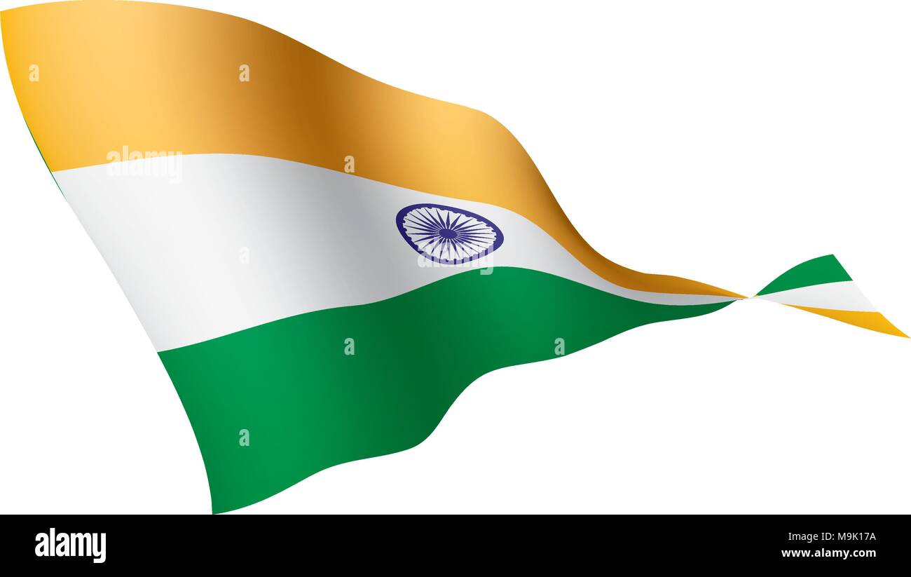 India flag, vector illustration Stock Vector Image & Art - Alamy