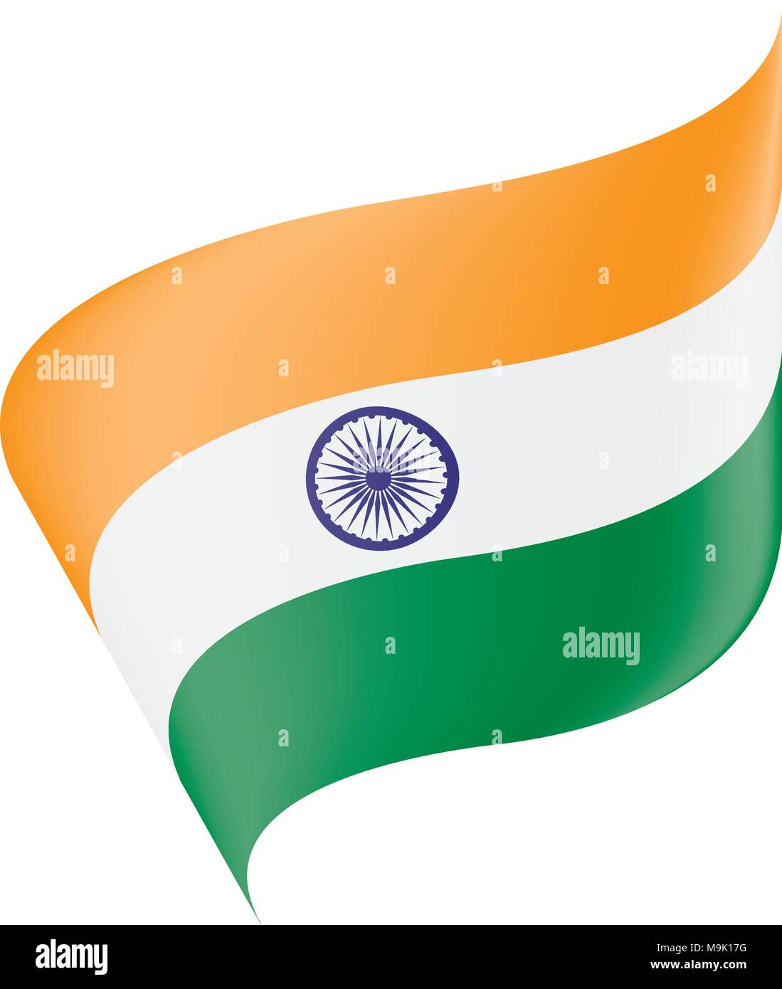 India flag, vector illustration Stock Vector Image & Art - Alamy