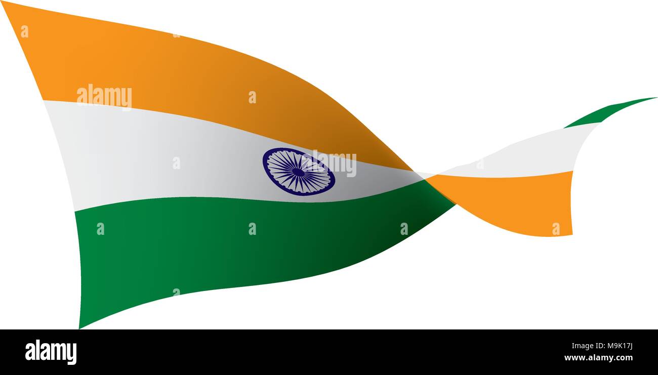 India flag, vector illustration Stock Vector Image & Art - Alamy