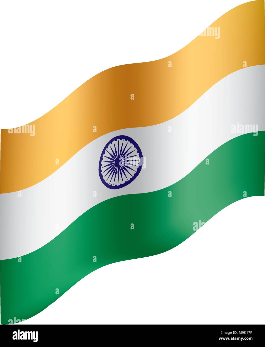 India flag, vector illustration Stock Vector Image & Art - Alamy