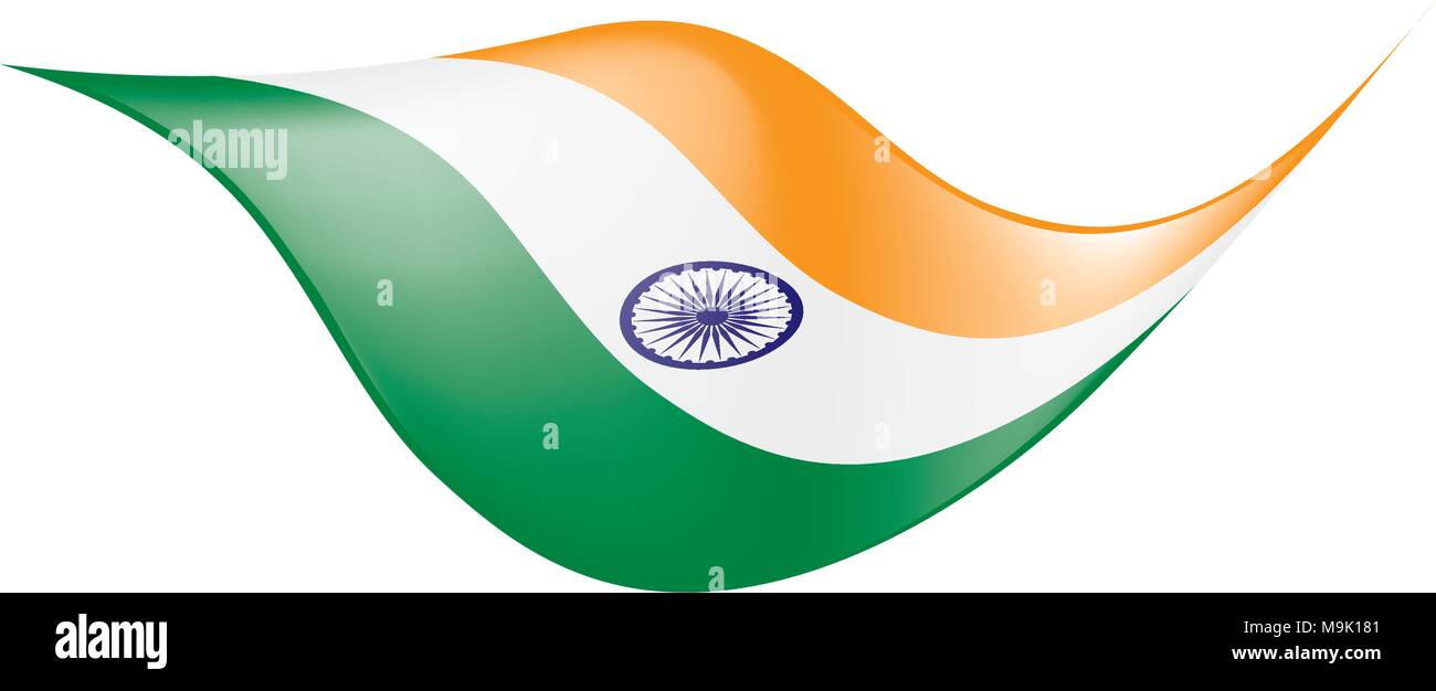 India flag, vector illustration Stock Vector Image & Art - Alamy