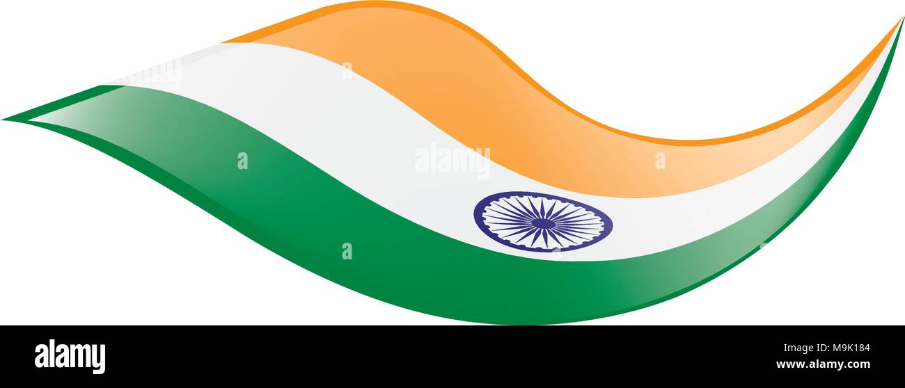 India flag, vector illustration Stock Vector Image & Art - Alamy