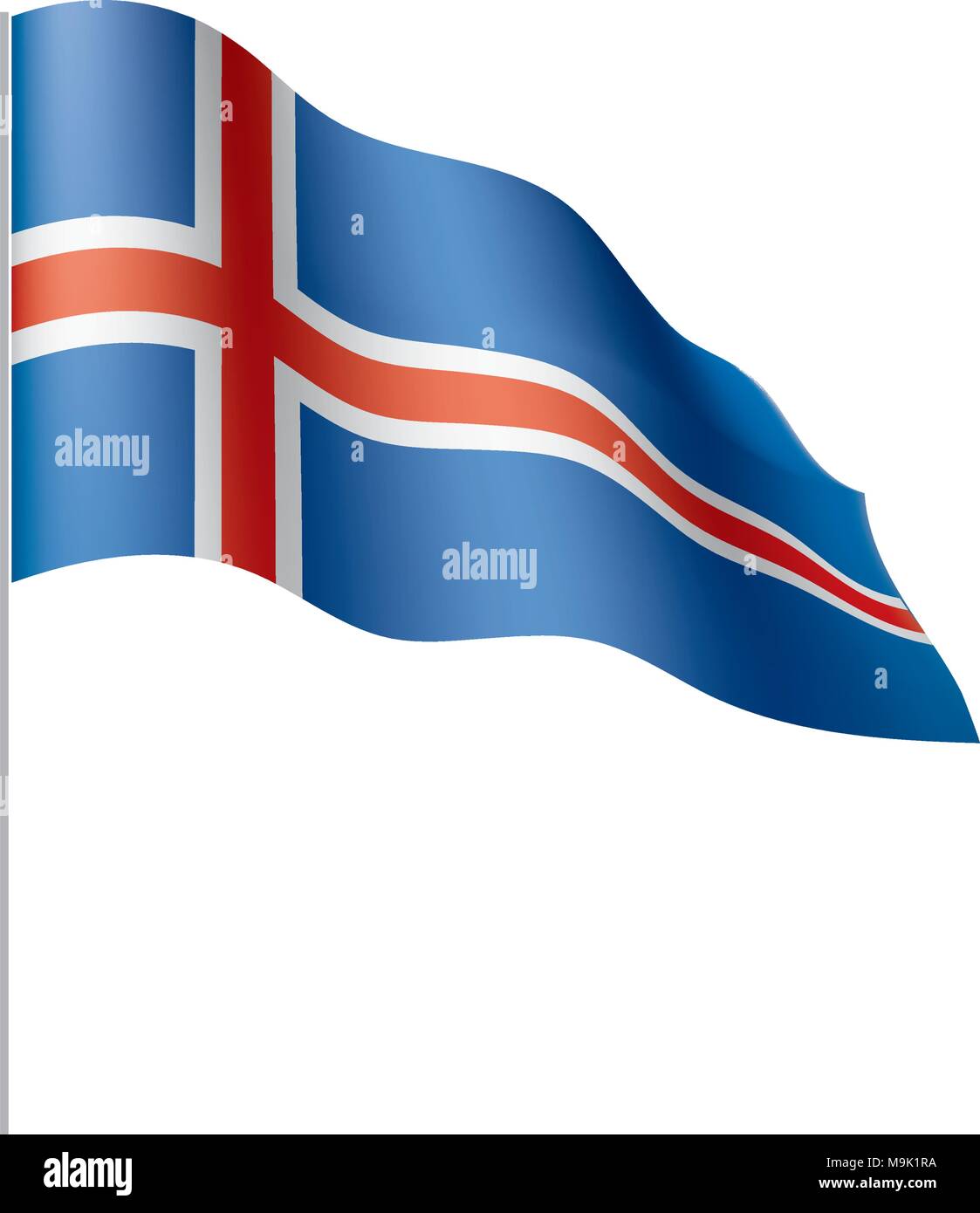 Iceland flag, vector illustration Stock Vector Image & Art - Alamy