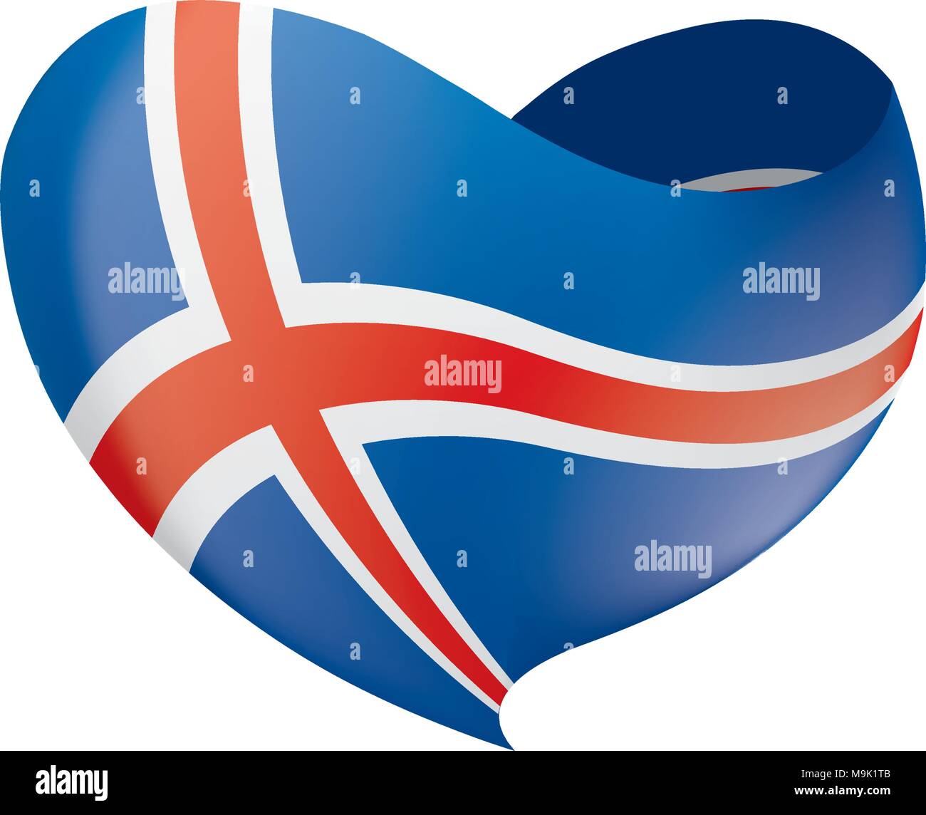 Iceland flag, vector illustration Stock Vector Image & Art - Alamy