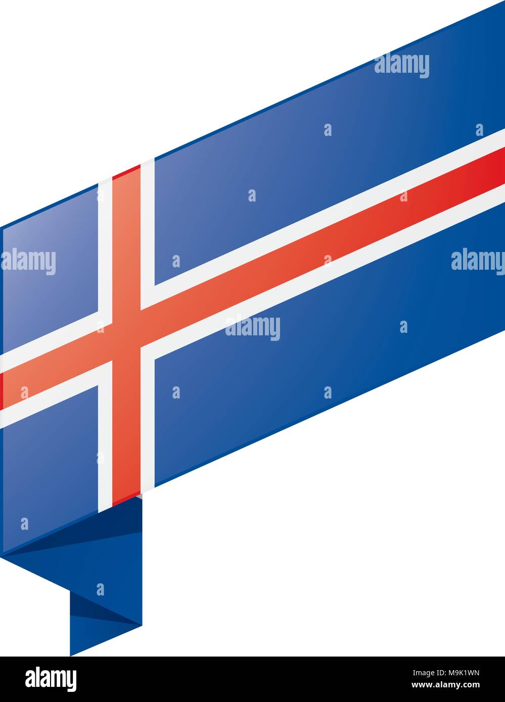 Iceland flag, vector illustration Stock Vector Image & Art - Alamy