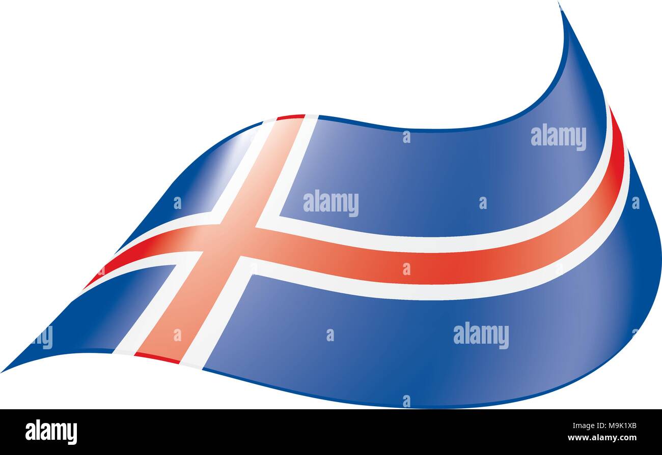 Iceland flag, vector illustration Stock Vector Image & Art - Alamy