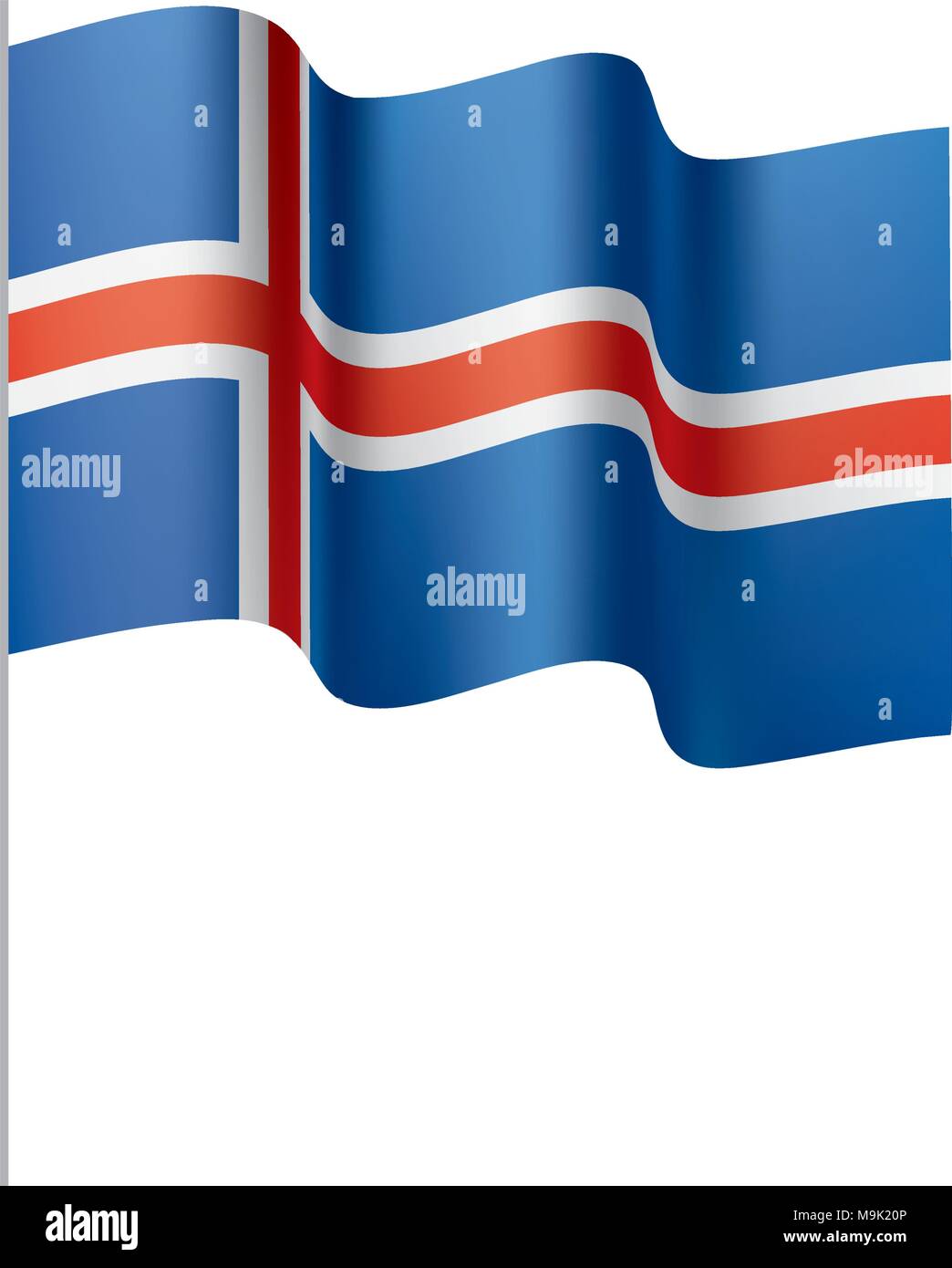 Iceland flag, vector illustration Stock Vector Image & Art - Alamy