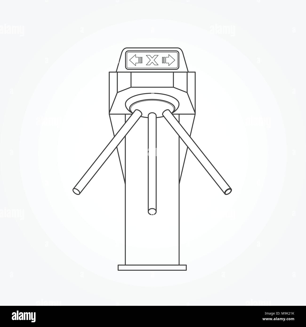 Public access system Stock Vector Images - Alamy