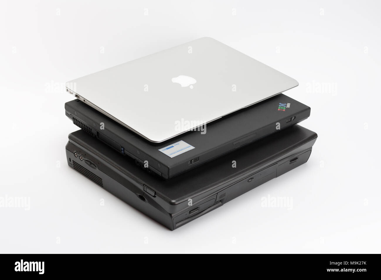 Apple laptops comparison hi-res stock photography and images - Alamy