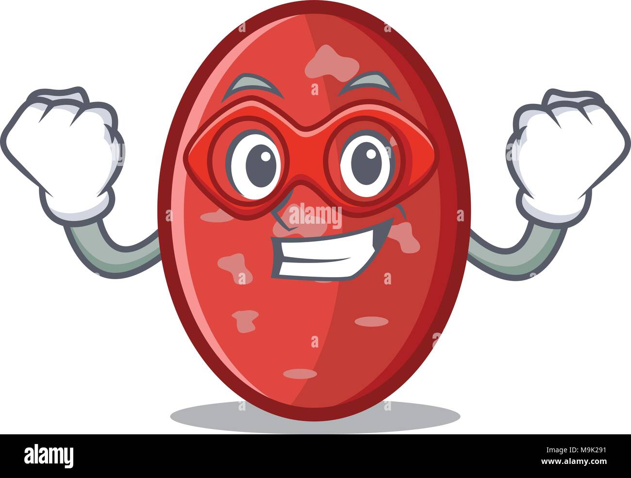 Super hero salami character cartoon style Stock Vector Image & Art - Alamy