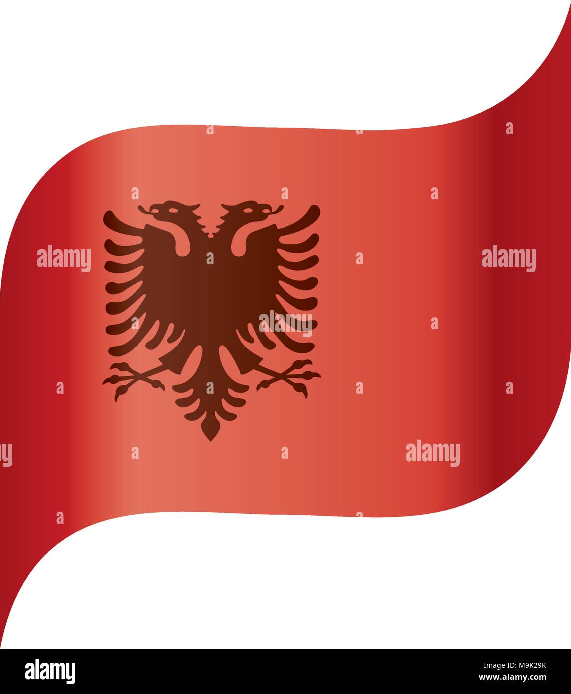 Albania flag, vector illustration Stock Vector Image & Art - Alamy